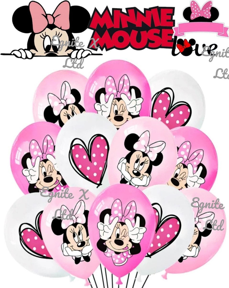 Minnie Mouse Balloons Clip Art