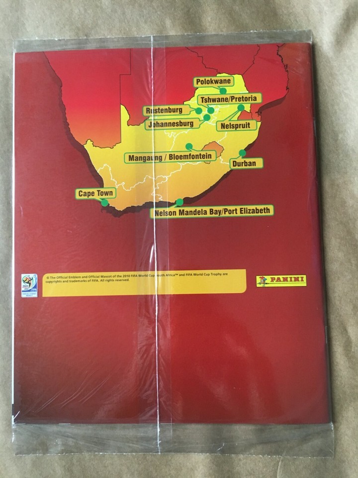 100% ORIGINAL COMPLETE PRINTED ALBUM FIFA WORLD CUP SOUTH AFRICA 2010 ...