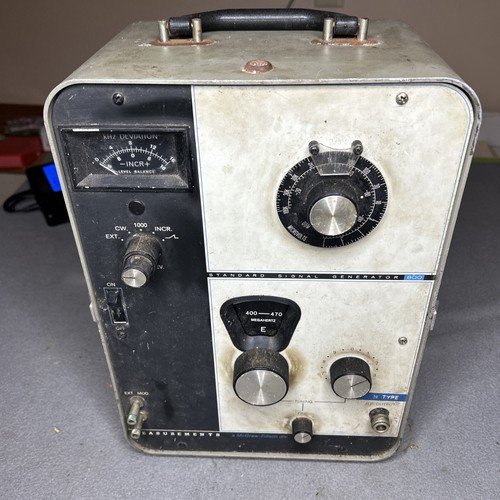 Measurements Standard Signal Generator 800 Edison Electronics Untested ...