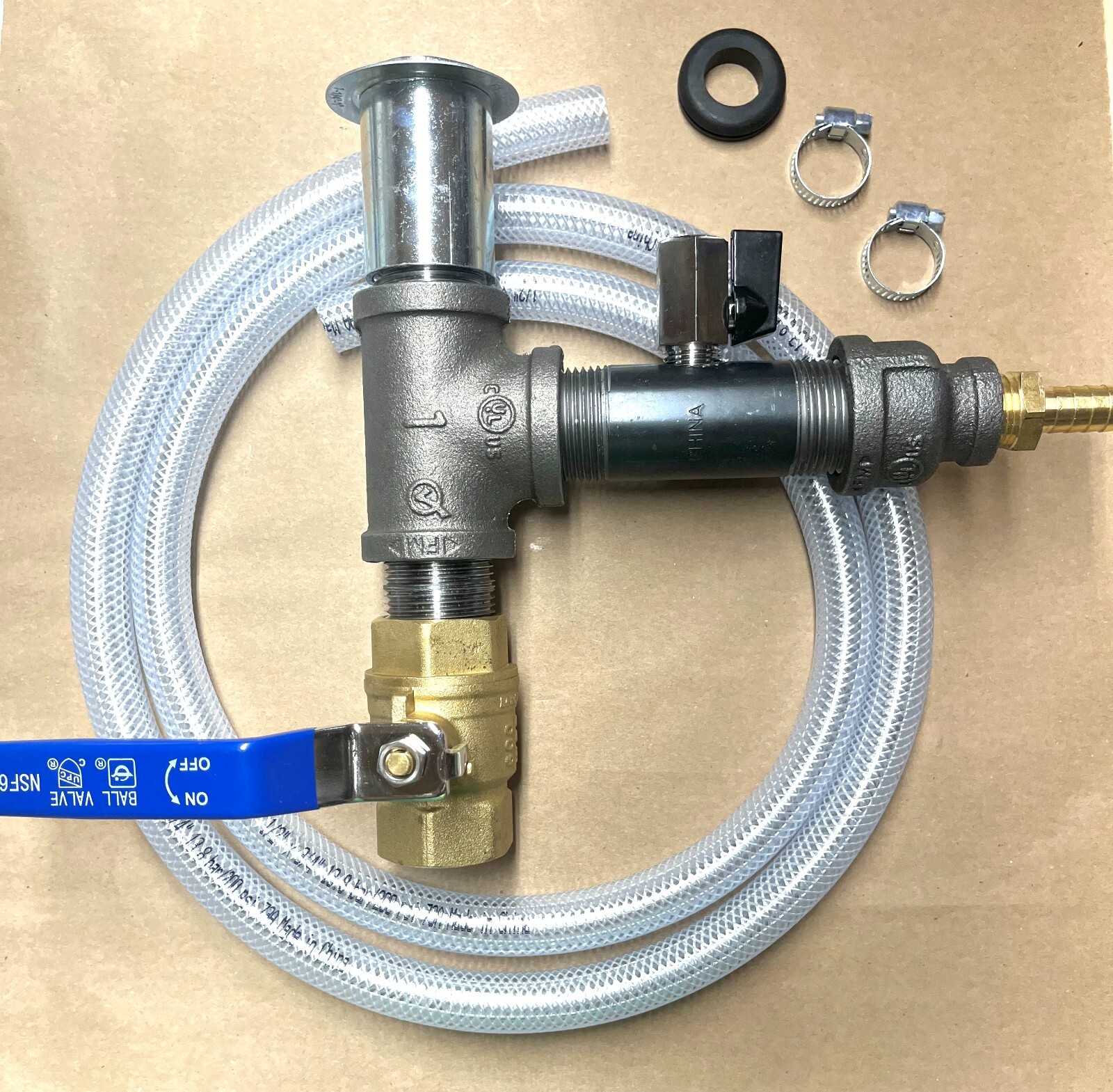 Sand Blast Cabinet Metering Valve Harbor Freight +Media Drain Valve ...