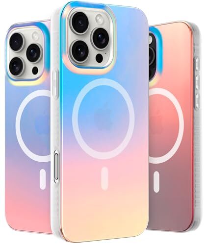 Hue - for Case - Holographic Phone Case - iPhone 16 Pro Max Iridescent ...
