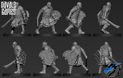 Dead Orc Spirit 32mm Miniatures Middle Earth LOTR MESBG Army of ...