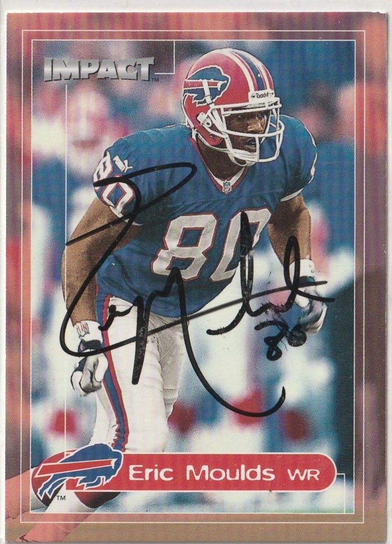 2000 Fleer Impact #105 Eric Moulds Signed Card Buffalo Bills | eBay
