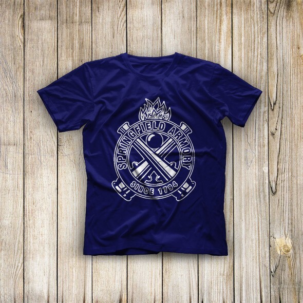 Armory Gun Spring Field Replica of Fire Arms USA Grunt Style Tee T ...