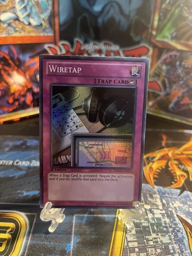 Yu-Gi-Oh! Wiretap DRLG-EN035 Super Rare 1st Edition Near Mint | eBay