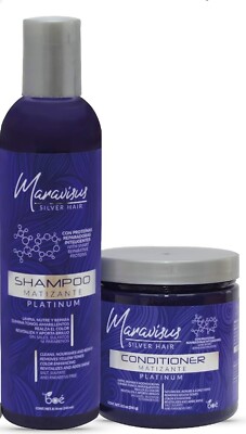 Maravisus Silver Hair Products Shampoo And Conditioner 8 oz | eBay