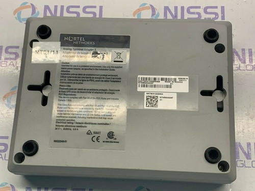 Nortel Norstar Ata2 Analog Terminal Adapter NT8B90AAAF for sale online ...