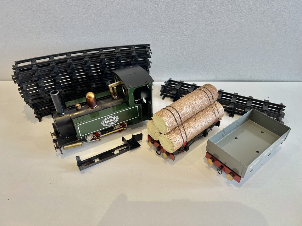 Mamod RS5 Prince Of Wales SL5 Locomotive Live Steam Train Set O Gauge ...