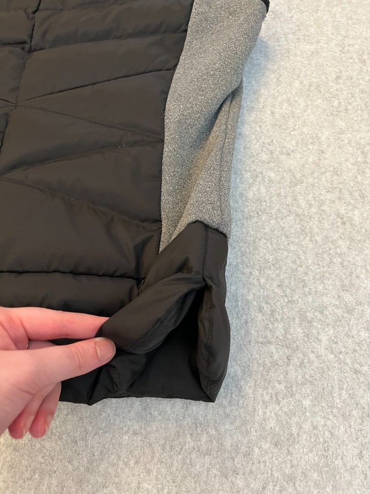 Louis Castel Down Puffer Vest Jacket Women's Medium 95 Black Golf Cozy ...
