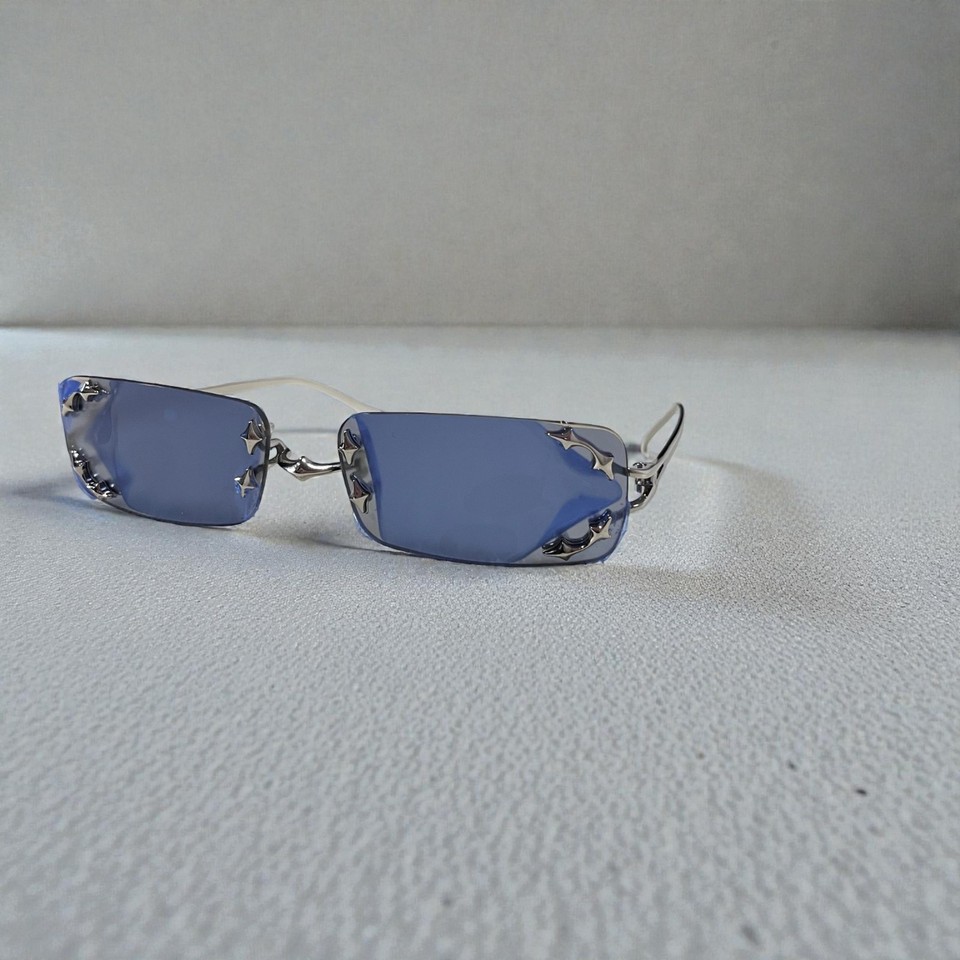 Gentle Monster MOSH Sunglasses Silver Frame Gray Lens Unisex | eBay
