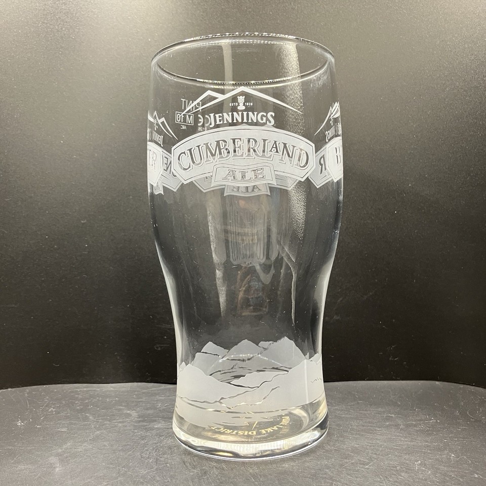 Jennings Bitter Cumberland Ale Sneck Lifter Cocker Hoop Clear Pint ...