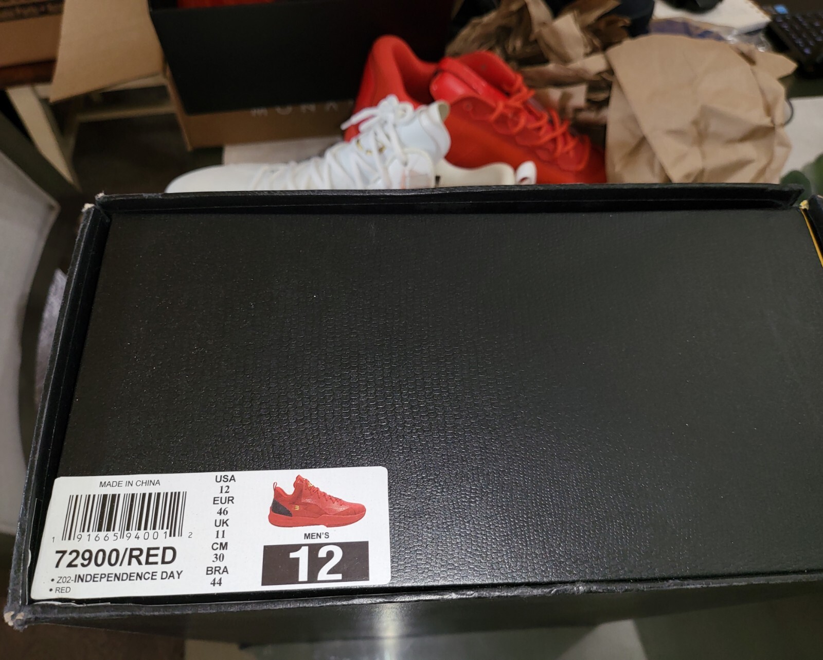 Big Baller Brand/BBB ZO2 Triple Red | eBay