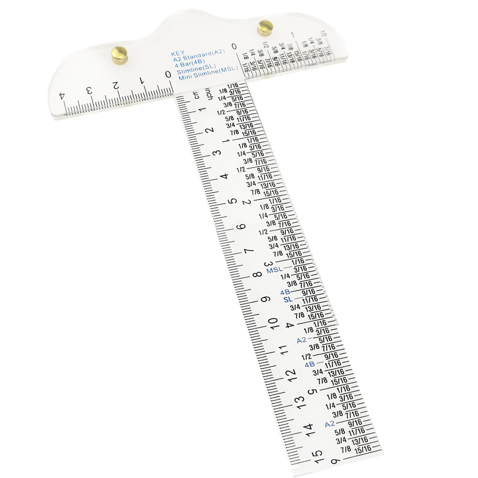 T Square Ruler Acrylic Clear Ruler for Drawing T-Ruler for Drafting and ...