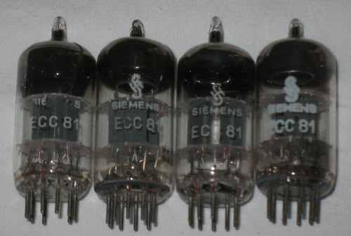 4x Tube Siemens ECC81 Ecc 81 12AT7 Audio Tubes tested good emmision | eBay