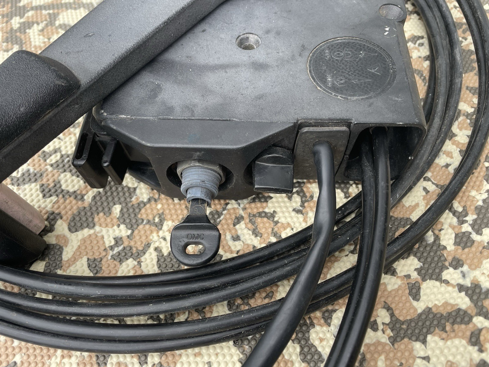 OMC Evinrude BRP Outboard Side Mount Control Box w/key No Tilt Trim 17 ...