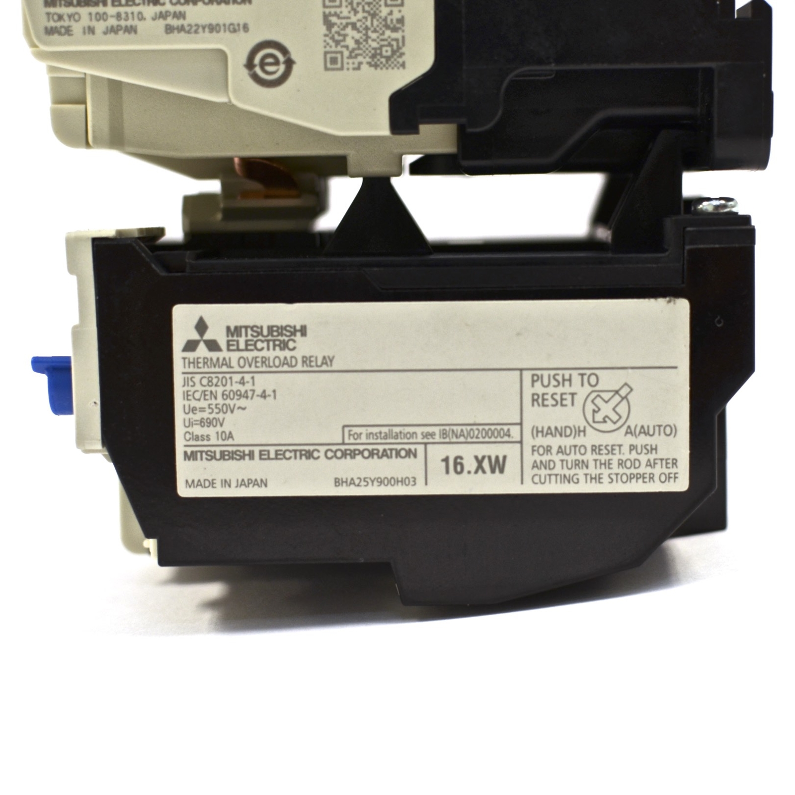 MITSUBISHI Contactor S-T25 3A2a2b Coil: 200V~240V + Overload Relay TH ...