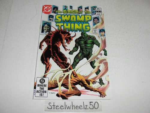 Saga Of The Swamp Thing #4 Comic DC 1982 Phantom Stranger Pasko Tom ...