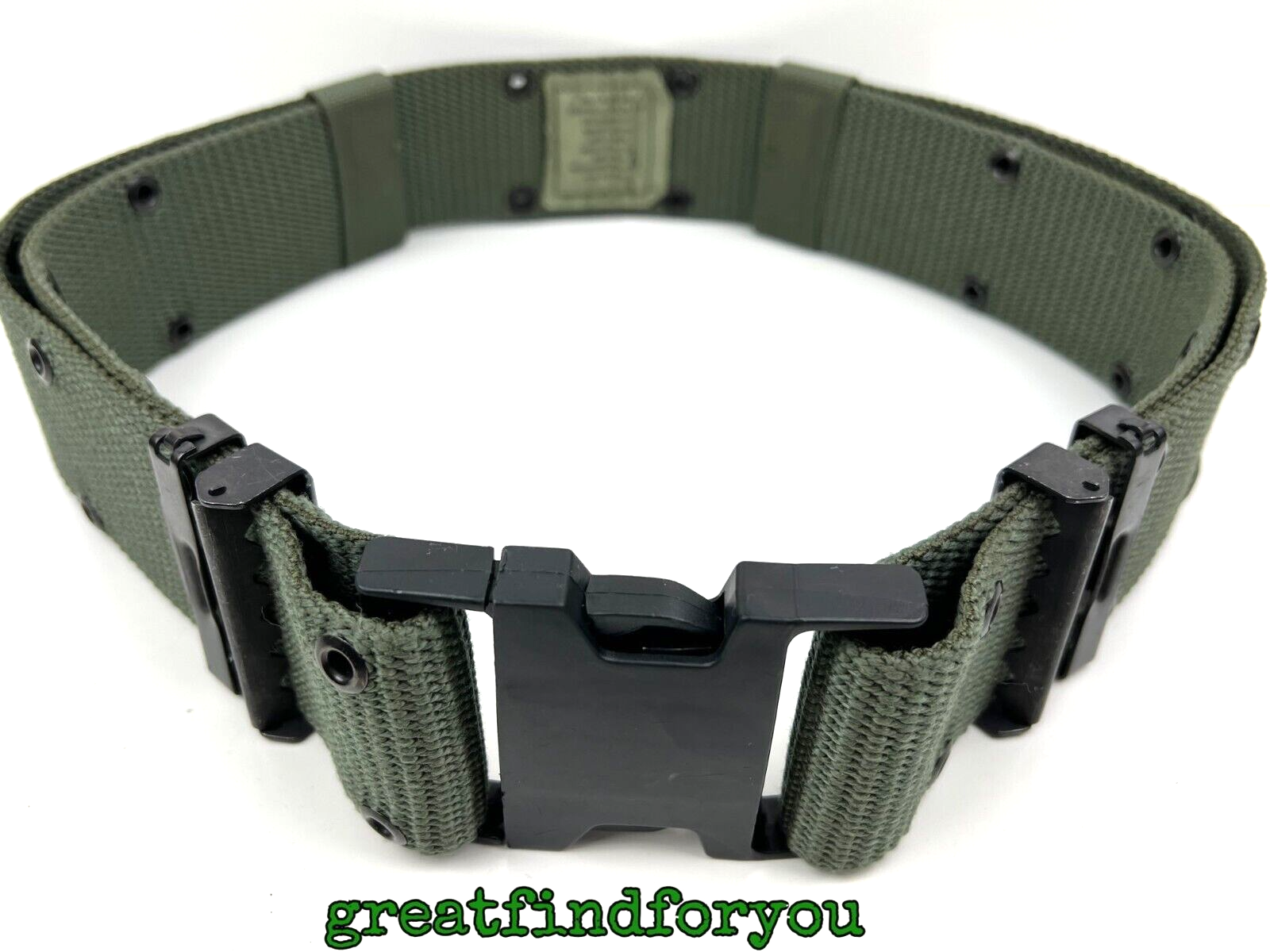 GENUINE USGI MILITARY TACTICAL ALICE PISTOL BELTS, NYLON-OD-Size Medium ...