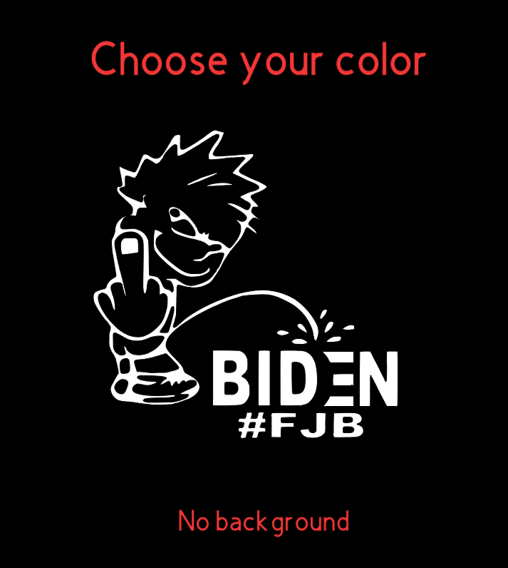 ANTI-LIBERAL PRO-TRUMP BUMPER STICKER DECAL REPUBLICAN 2024 Calvin #FJB ...