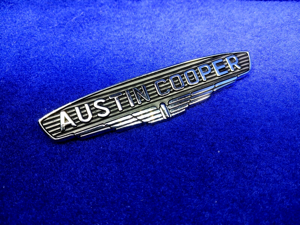 CLASSIC MINI AUSTIN MK1 MINI COOPER & MINI COOPER S BONNET BADGE | eBay