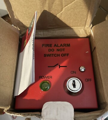 FIRE ALARM VMIS/R MAINS VOLTAGE SAFETY ISOLATOR KEY OPERATED DOUBLE ...