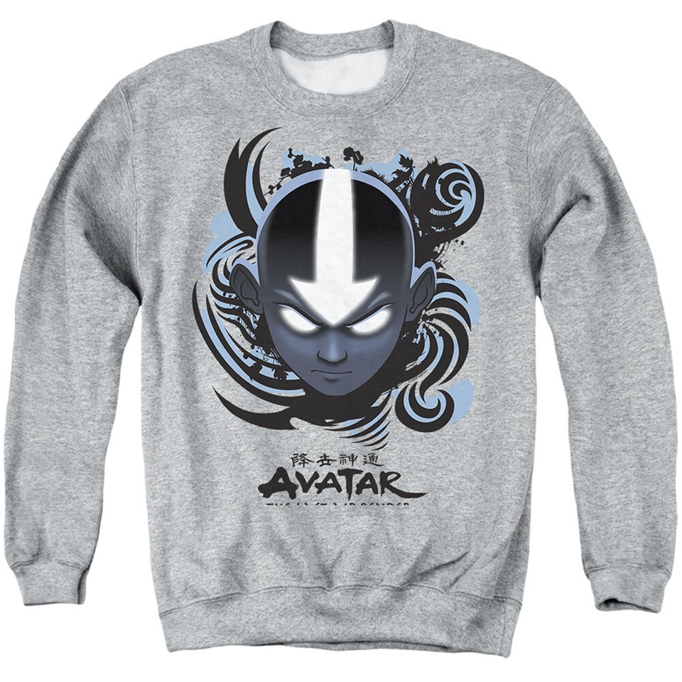 AVATAR THE LAST AIRBENDER Licensed Adult Hooded & Crewneck Sweatshirt ...