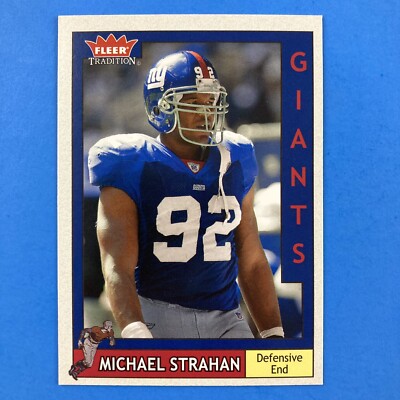 Michael Strahan 2003 Fleer Tradition Card #128 NFL New York Giants | eBay