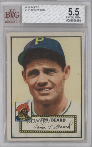 1952 Topps - Ted Beard #150 White Back for sale online | eBay