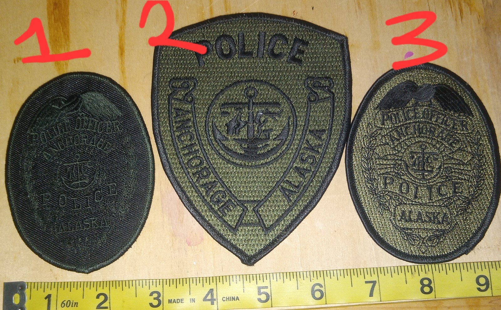 Patch ~ ALASKA AK ANCHORAGE POLICE APD SET/3 DIFFERENT SWAT | eBay