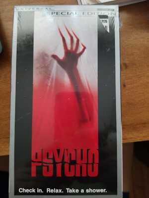Psycho VHS Horror Special Edition Vince Vaughn Norman Bates Universal ...