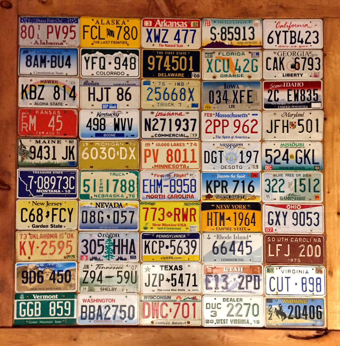 Complete 50 State License Plate Collection in Good Condition | eBay