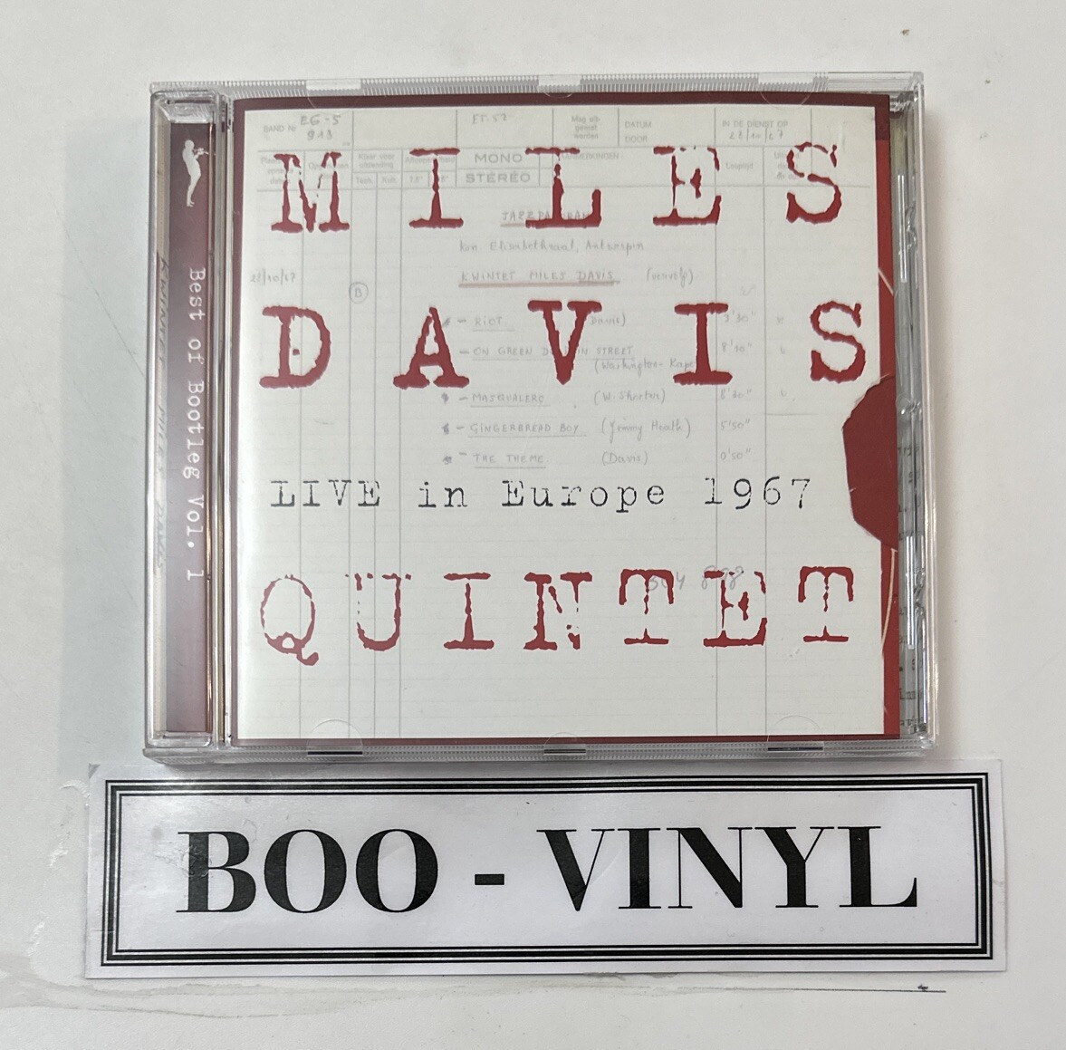 Live in Europe 1967: Best of the Bootleg, Vol. 1 by Miles Davis Quintet ...