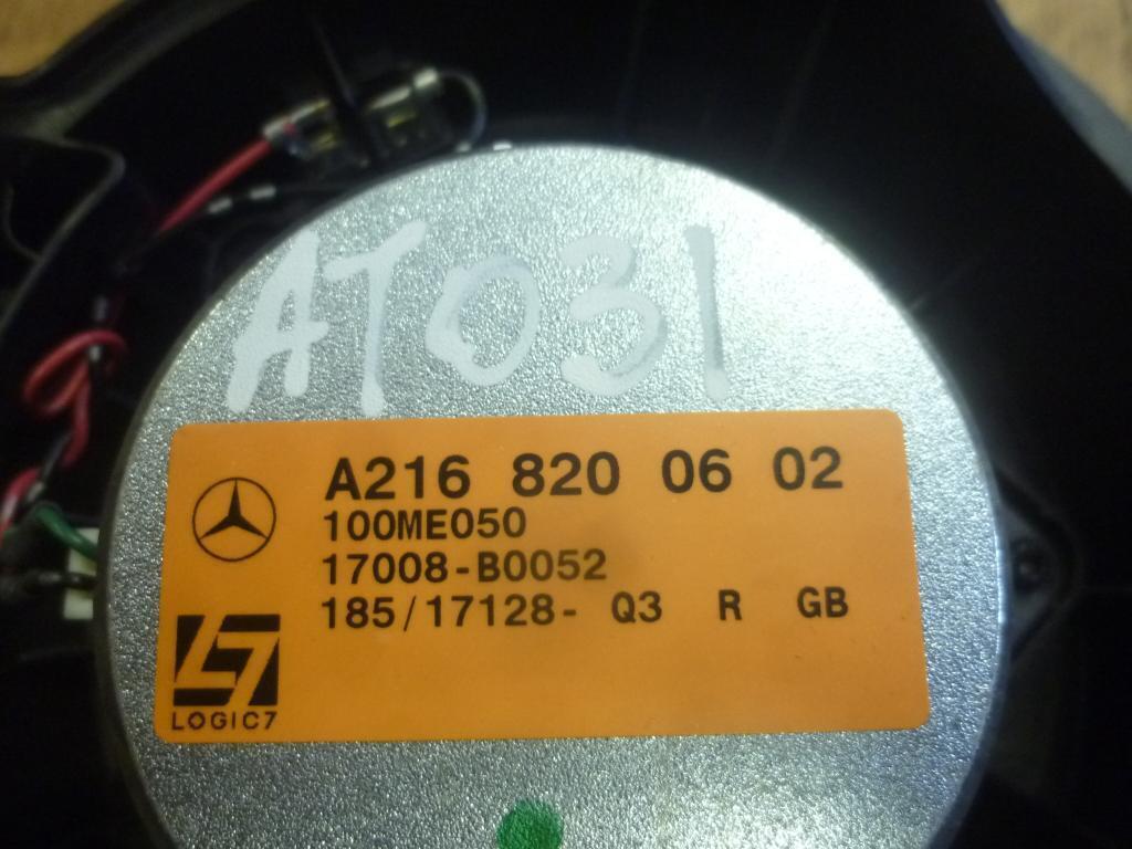 MERCEDES-BENZ A 216 820 06 02 CLASSE S Coupé (C216) 2007 haut-parleurs ...