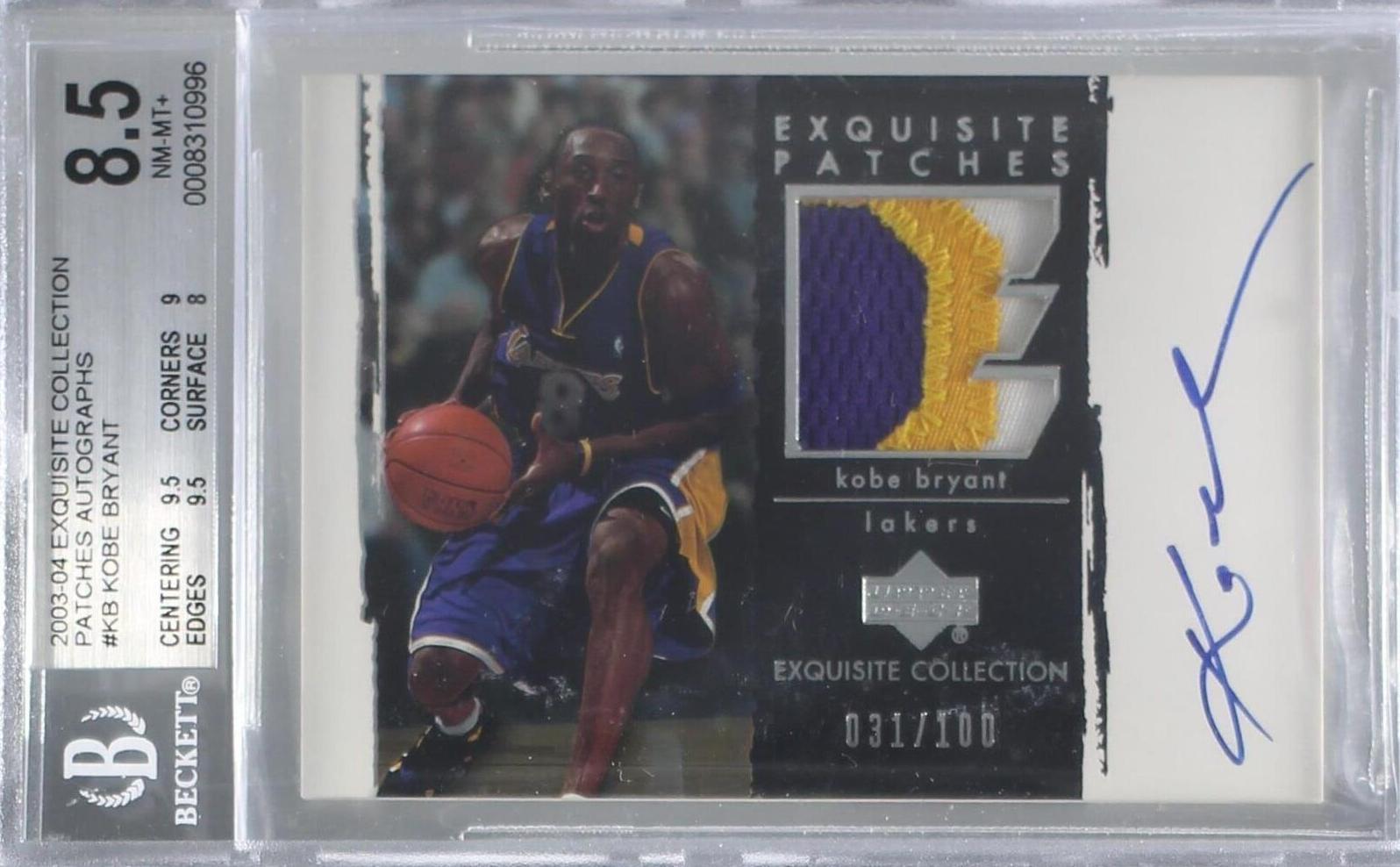 2003-04 Upper Deck Exquisite Collection - Autograph Exquisite Patches ...