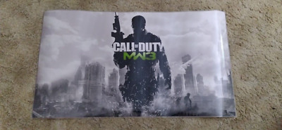 RARE LAMINATED POSTER CALL OF DUTY MW3, VIDEO GAME STORE, 35" X 19.75 ...