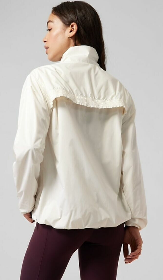Athleta Sightseer Lace Magnolia White Jacket Size Extra Small XS NEW ...
