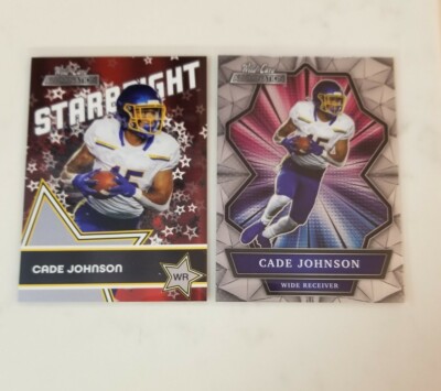 Cade Johnson Starbright and Base Lot Rookie Cards 2021 Wild Card ...