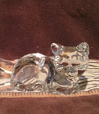 REDUCED Princess House Pets Crystal Cat Figurine,24% Lead Crystal. | eBay