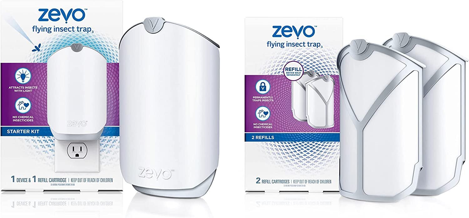 Zevo Flying Insect Trap Kit + Refill kit 818135014980 | eBay