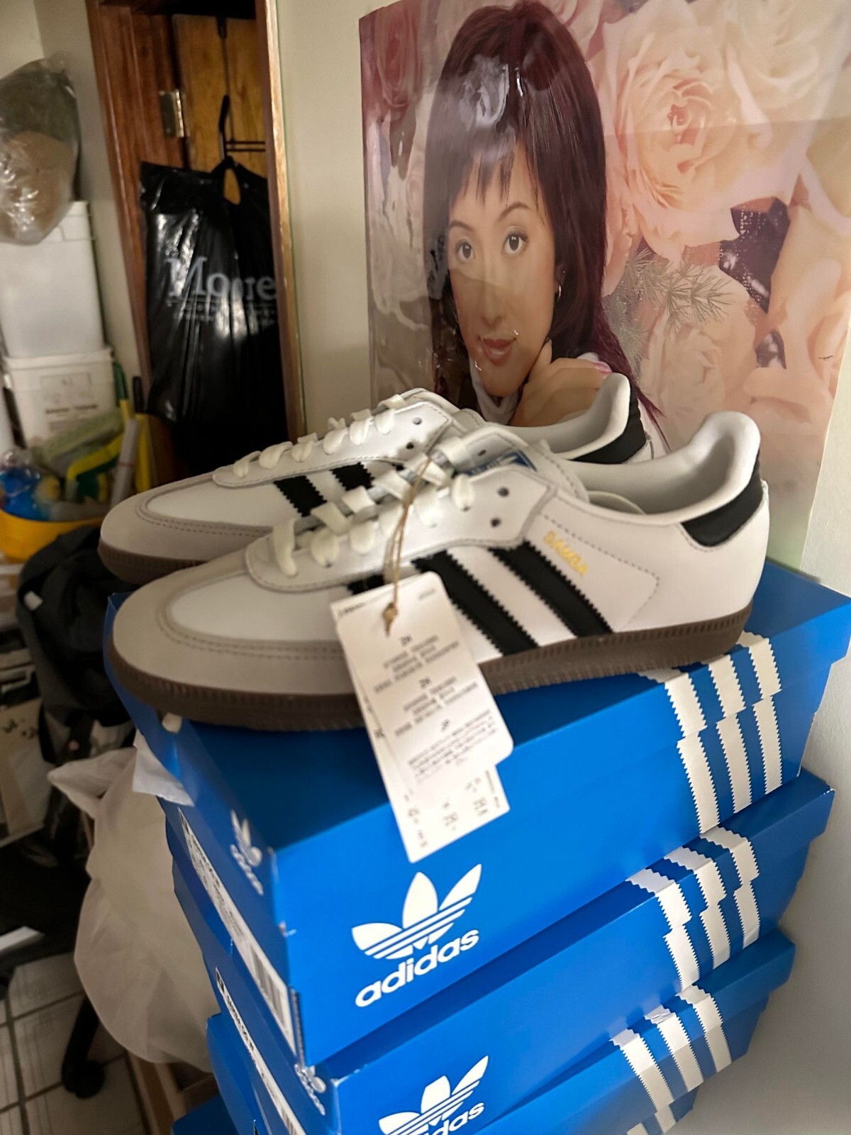 Sizes 6W to 8.5W - adidas Samba OG White (Womens) - IG9030 - BRAND NEW ...