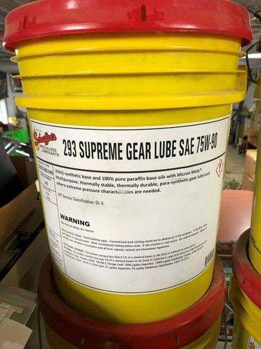 Schaeffer's Supreme Gear Lube SAE 75W-90 (5 Gallon Pail/Bucket) #293 ...