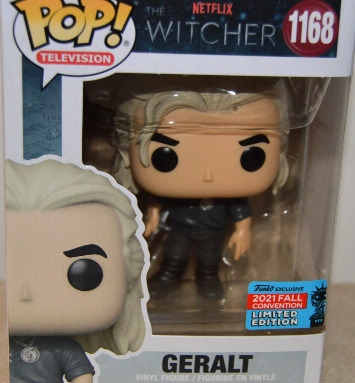 The Witcher Funko pop GERALT 1168 NYCC 2021 Limited Edition | eBay