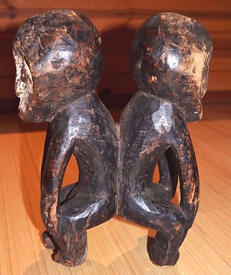 Antique African Lega Tribe Male Female Couple Figure Bwami Society ...