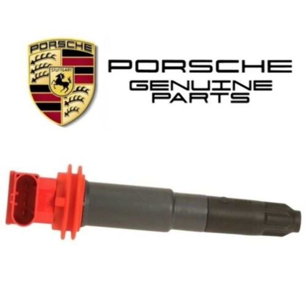 New Genuine Porsche Ignition Coil w/ Spark Plug Connector OE ...
