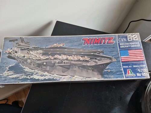 Italeri 1994 U.S.S. Nimitz CVN 68 Aircraft Carrier 1:720 Model Kit 503 ...