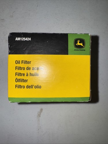John Deere Original Equipment Oil Filter #AM125424 759936078675| eBay