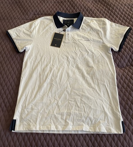 New Marc Asher Mens Short Sleeve Polo Shirt Size L | eBay