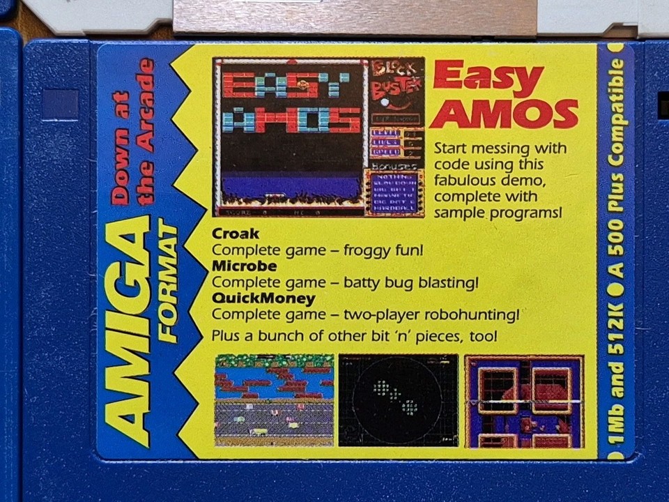 AMIGA Floppy Disk Games, Softwares, Cover Disk, Amiga Magazine, Demo ...