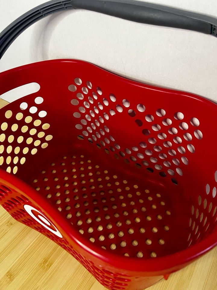 Authentic Real Deal Target Full Size Basket Handle Red Bullseye Logo ...