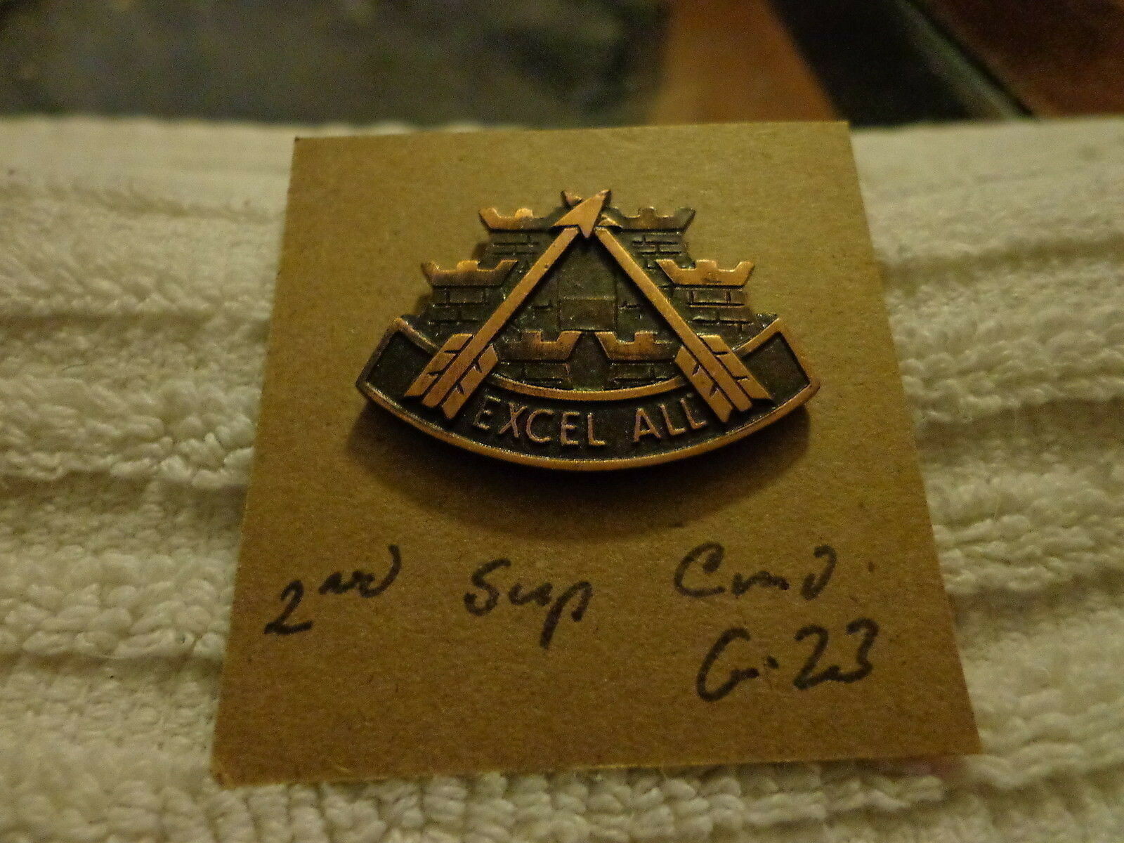 2nd Support Command G-23 Unit Crest, DI (DRAW#W16) | eBay